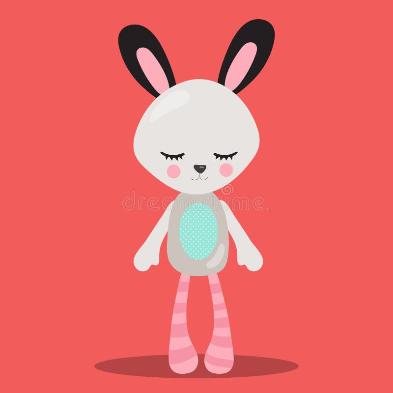 Cute bear rabbit 10 stock vector. Illustration of vectors - 197983280