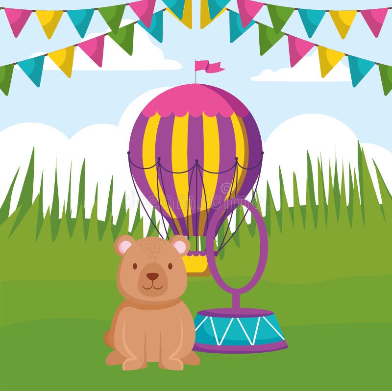 Cute bear teddy character stock vector. Illustration of mammal - 135391211