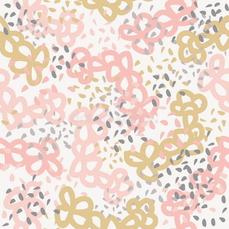 Cute Beautiful Abstract Seamless Pattern. Texture, Textile, Background ...