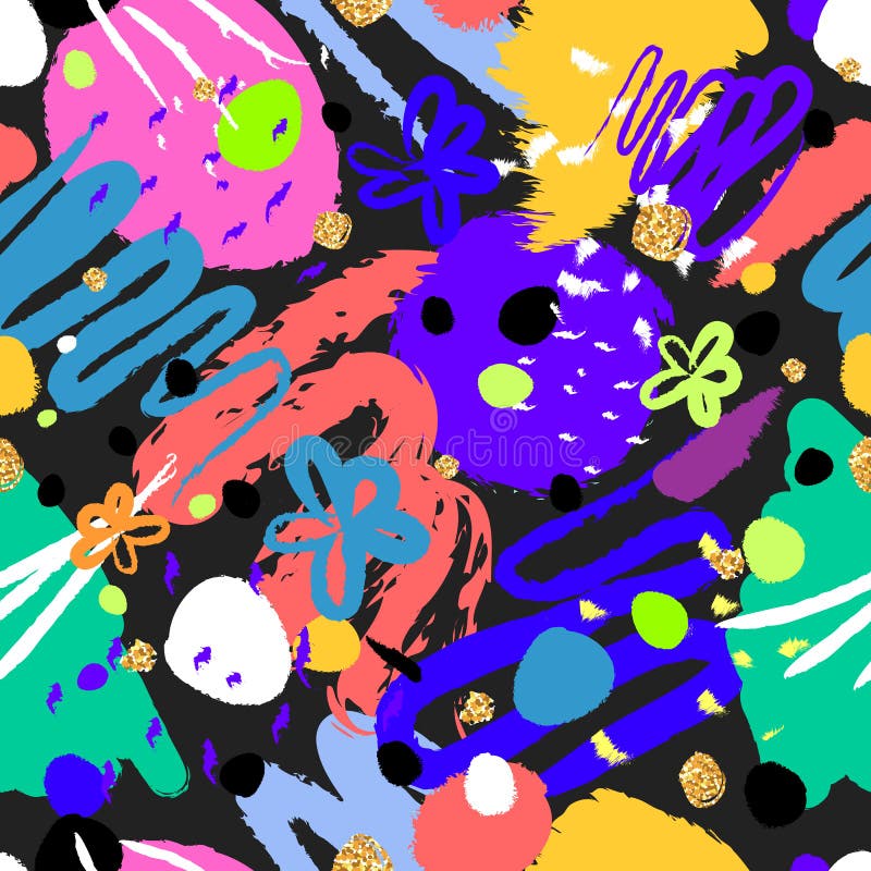 Cute Beautiful Abstract Seamless Pattern. Texture, Textile, Background ...