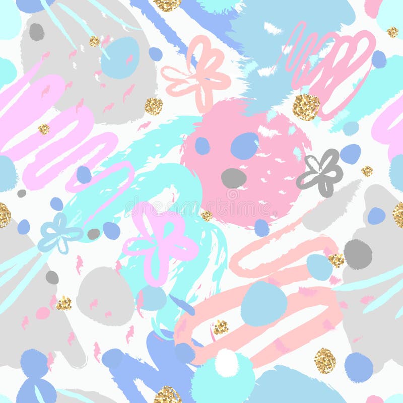 Cute Beautiful Abstract Seamless Pattern. Texture, Textile, Background ...