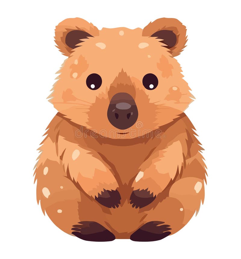 Cute Beaver Mascot Sitting Character Stock Vector - Illustration of ...