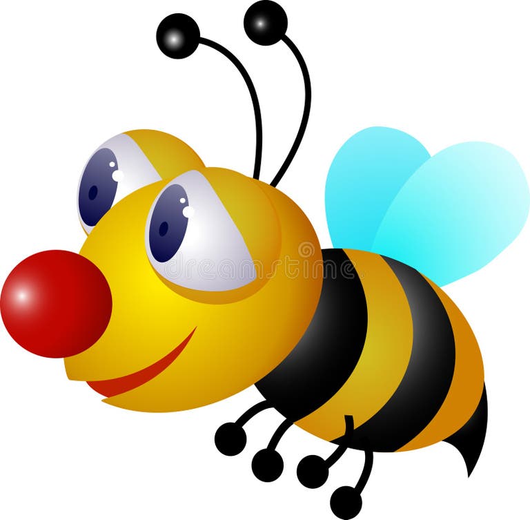 Cute Bee Cartoon Pointing Stock Illustrations – 400 Cute Bee Cartoon ...