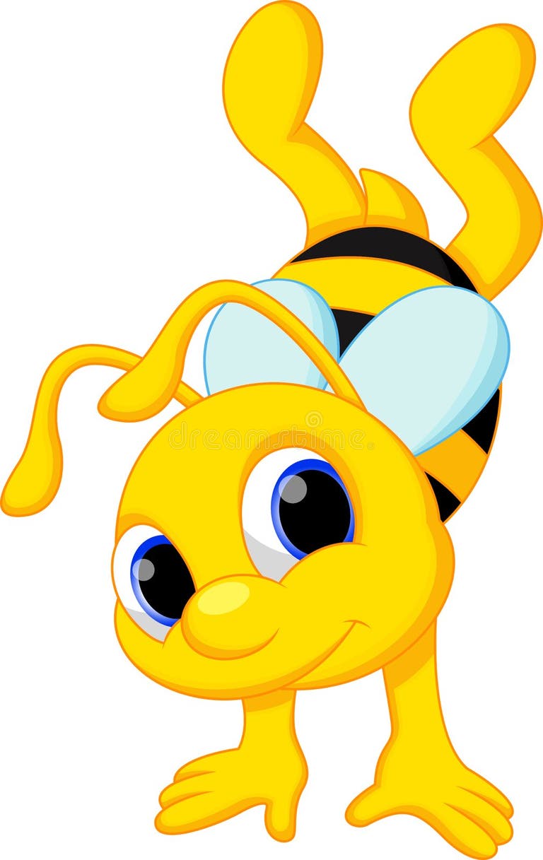 Cartoon Bee Waving Hand Stock Illustrations 103 Cartoon Bee Waving