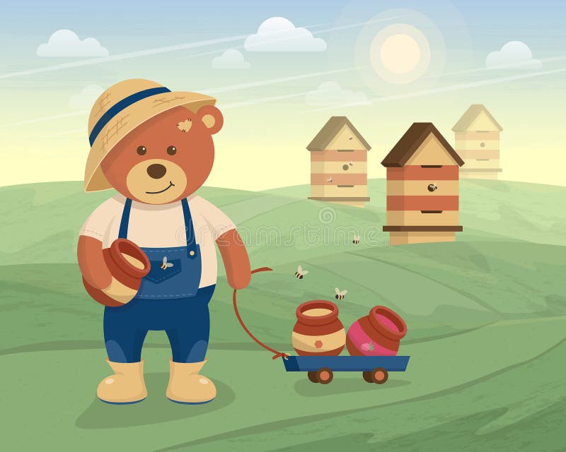 Cartoon Animal Pulling Cart Stock Illustrations – 70 Cartoon Animal ...