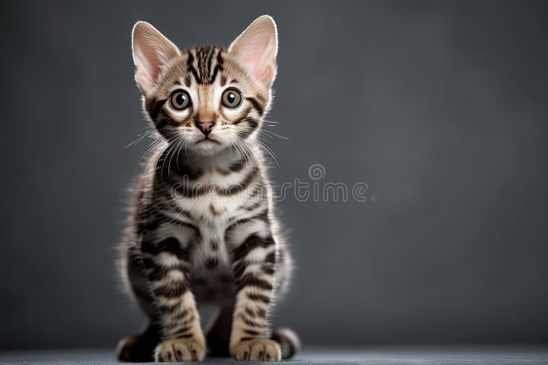 Cat Front Standing View Stock Illustrations – 292 Cat Front Standing ...