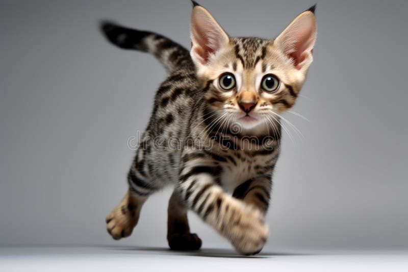 Cat Front Standing View Stock Illustrations – 292 Cat Front Standing ...