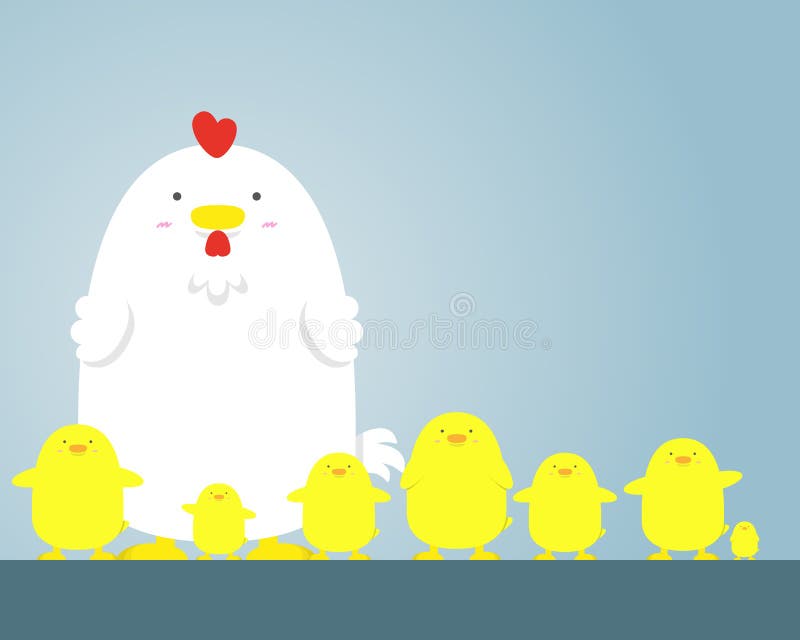 A big fat hen stock illustration. Illustration of drawing - 33689994