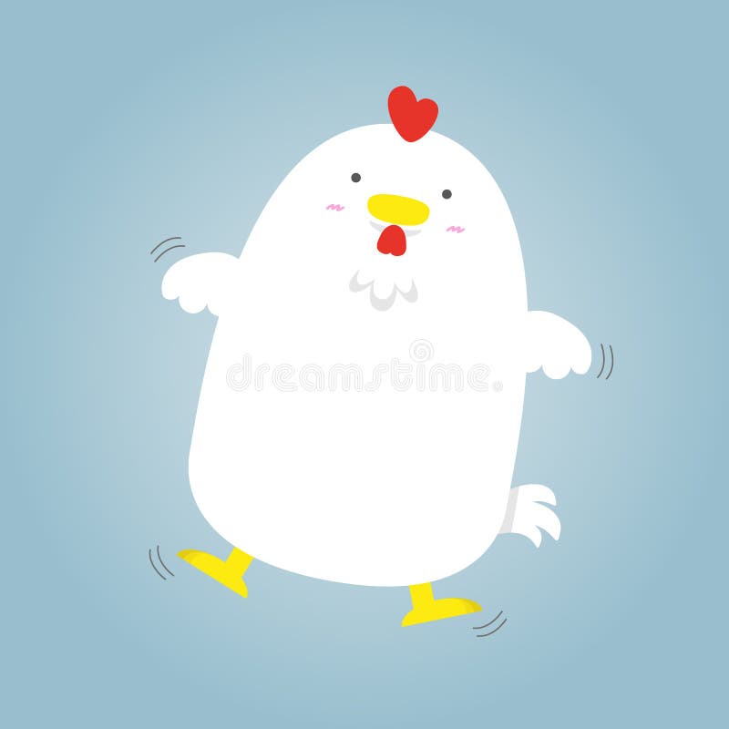 A big fat hen stock illustration. Illustration of drawing - 33689994