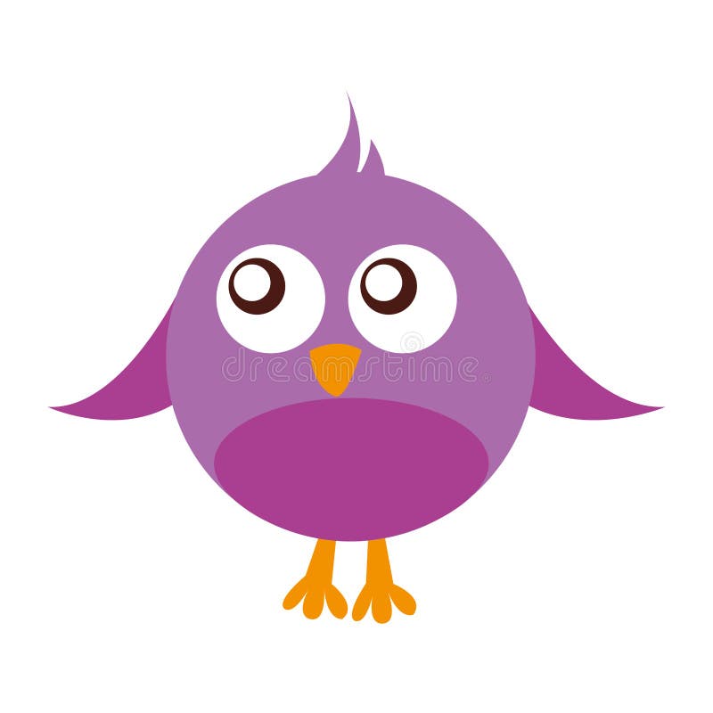 Cute bird comic character stock vector. Illustration of mascot - 92947990