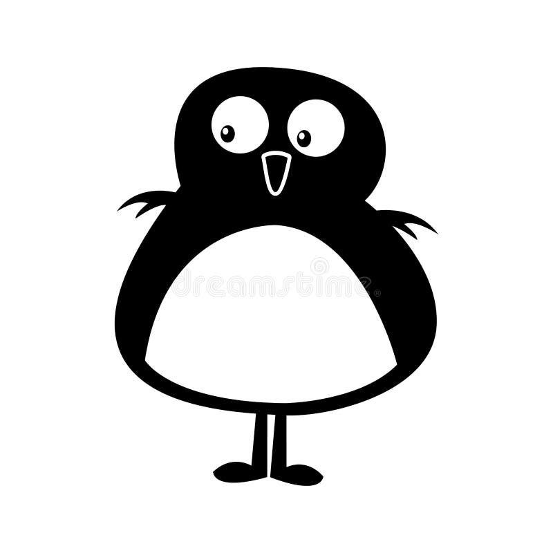 Cute bird comic character stock vector. Illustration of freedom - 92997134