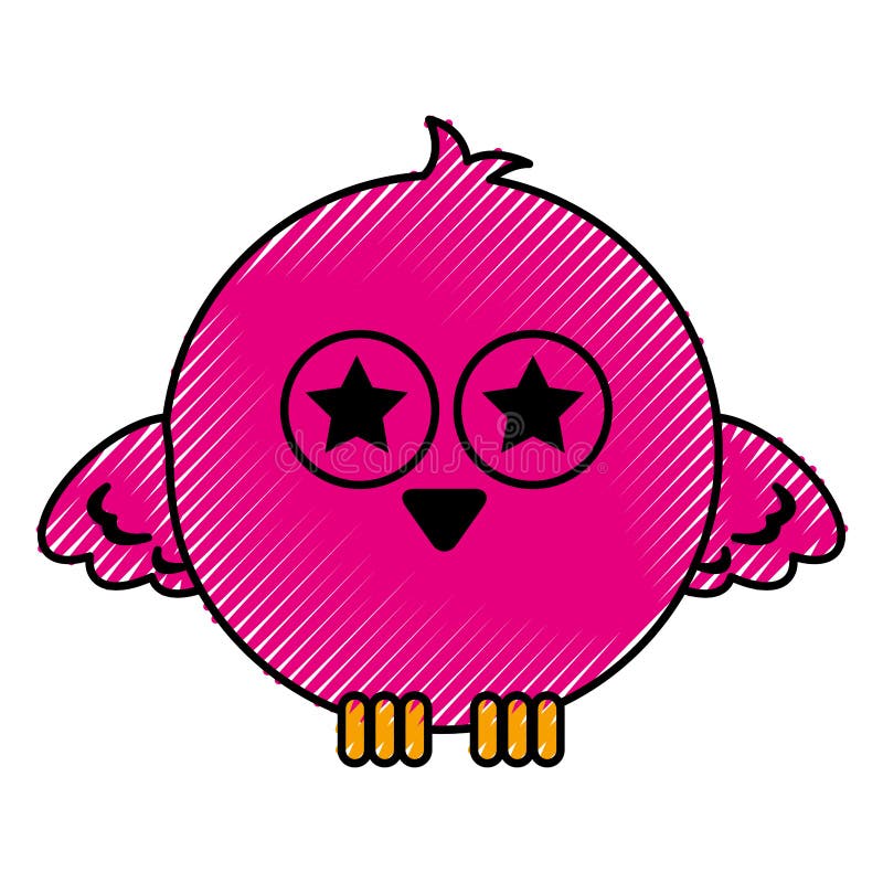 Cute bird expression comic stock vector. Illustration of bird - 93943478