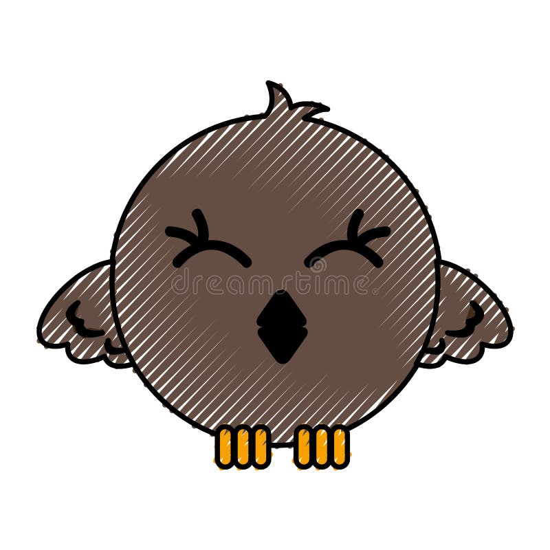 Cute bird expression comic stock vector. Illustration of character ...