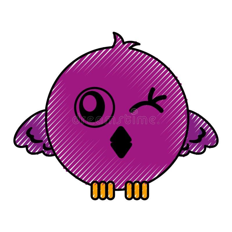 Cute bird expression comic stock vector. Illustration of emotional ...