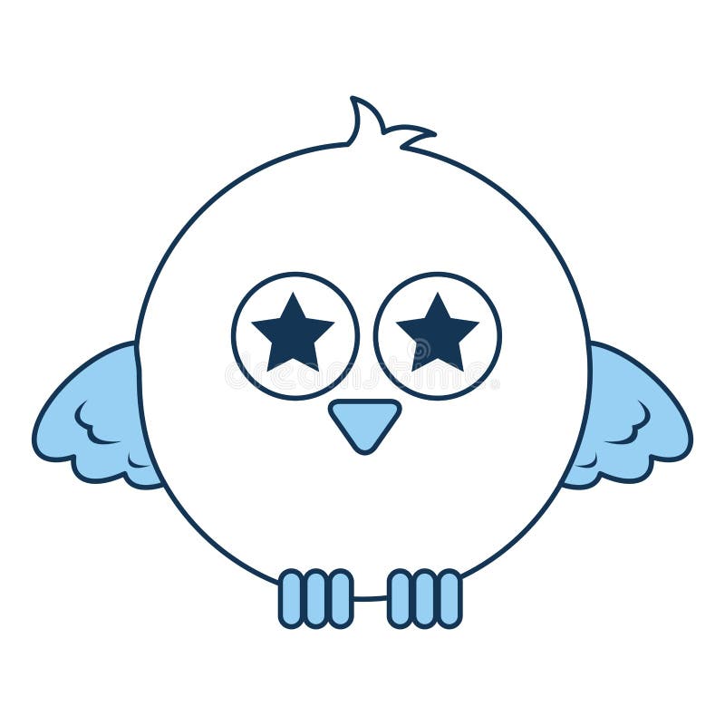 Cute bird expression comic stock vector. Illustration of celebrate ...