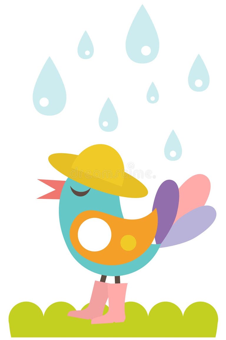 Cute Animal Rain Stock Illustrations – 21,410 Cute Animal Rain Stock ...