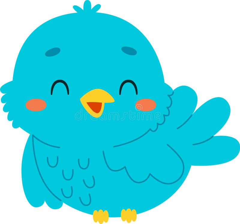 Cute Bird Smiling stock vector. Illustration of smile - 311865791