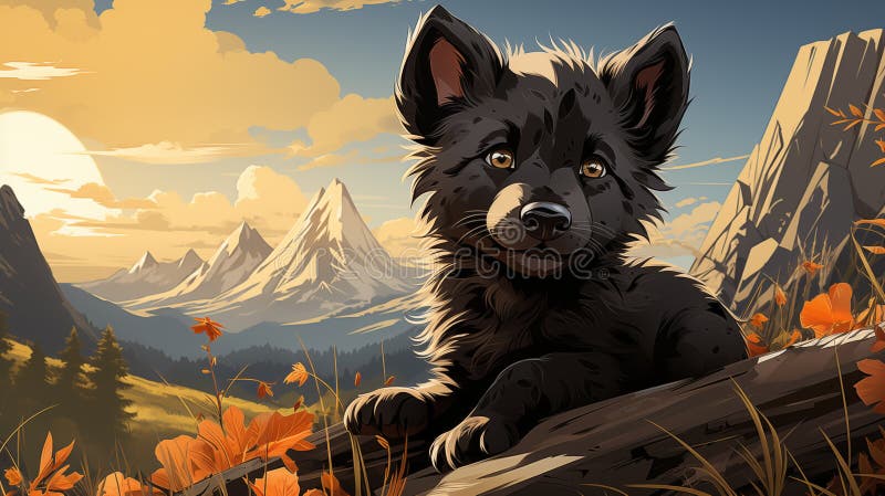 Wolf Cub Sketch Stock Illustrations – 116 Wolf Cub Sketch Stock ...