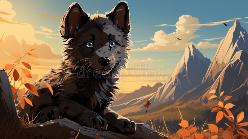 Wolf Cub Sketch Stock Illustrations – 116 Wolf Cub Sketch Stock ...