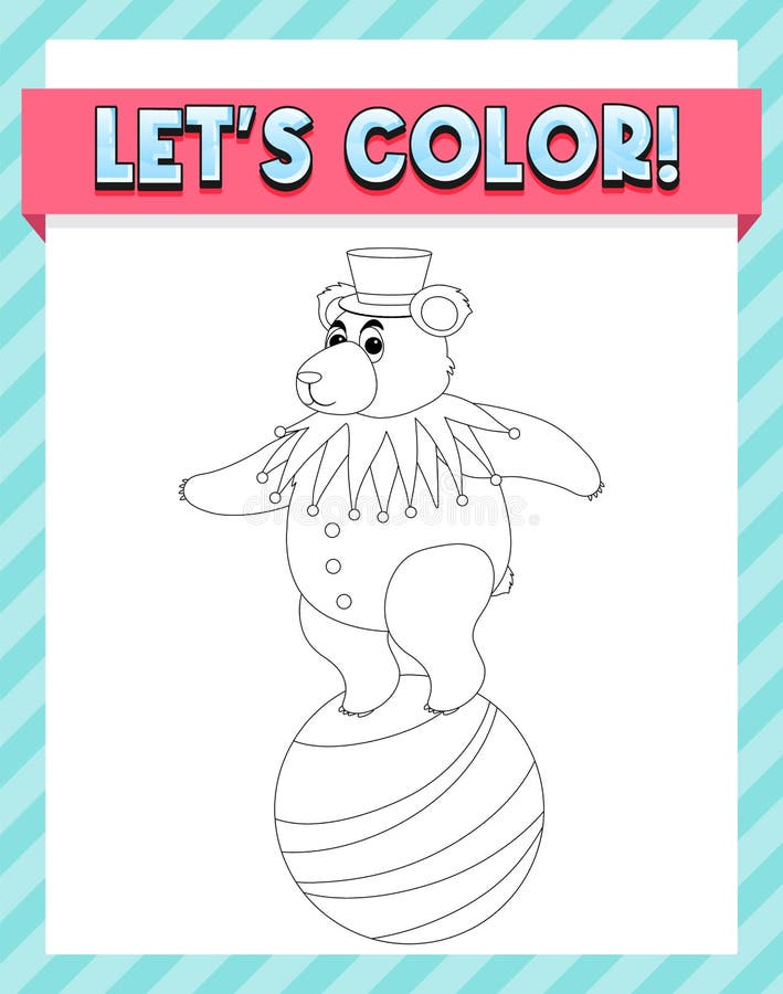 Cute Blank Green Color Border for Worksheet Stock Vector - Illustration ...