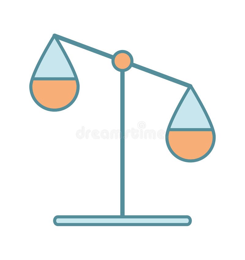 3d Blue Balance Weight Seesaw, Leaning Left Side To the Ground on White ...