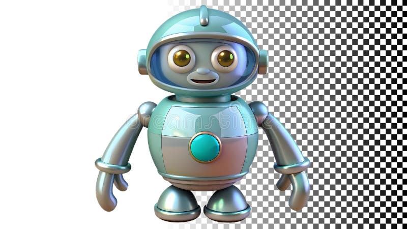 Cute Blue Robot, Technology and Artificial Intelligence Png Transparent ...