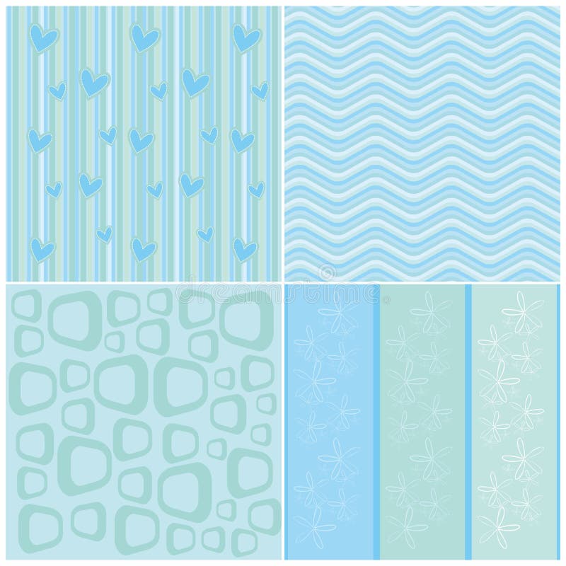 Cute Blue Frame Background with Adorable Whale Illustration Stock ...