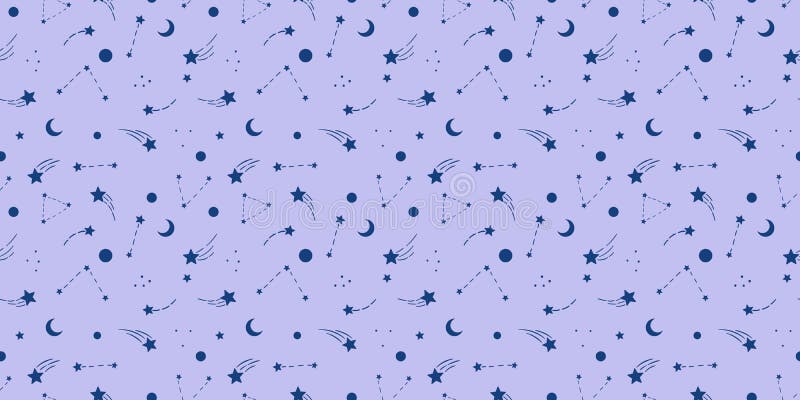 Cute, Blue Sky Repeat Pattern Background, Seamless Repeating Wallpaper ...