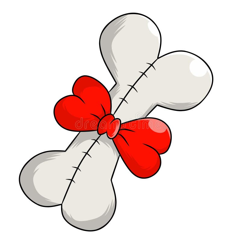 Cute bone doll with tape stock vector. Illustration of love - 304650777