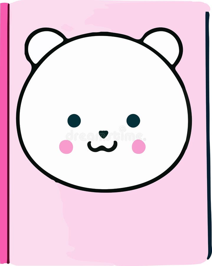 Cute Book Cartoon. Vector Flat Icon Stock Vector - Illustration of icon ...