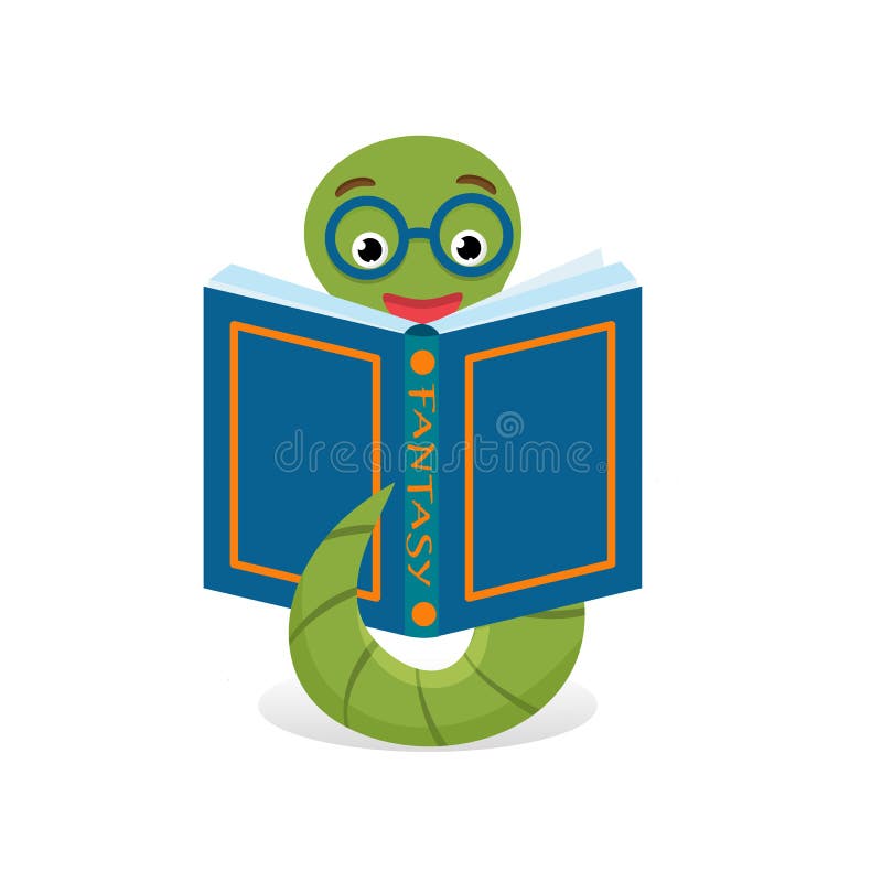 Cute Bookworm in Glasses Wearing a Graduate Cap Near a Stack of ...