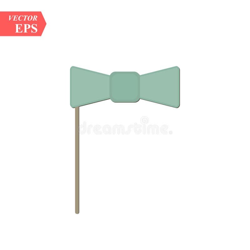Cute Bow Party Icon Vector Illustration Design Stock Illustration ...