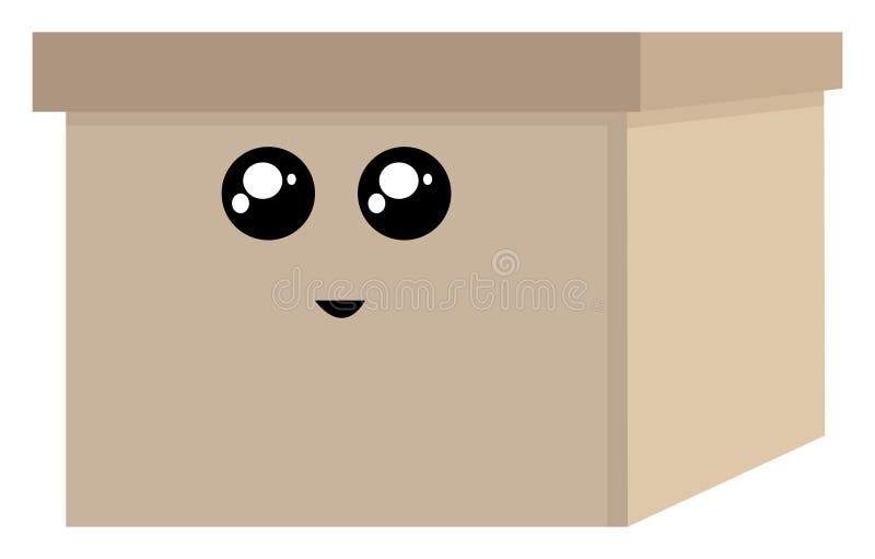 Cute Box, Illustration, Vector Stock Vector - Illustration of symbol ...