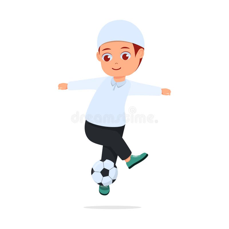 Muslim Boy Soccer Stock Illustrations – 28 Muslim Boy Soccer Stock ...