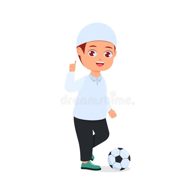 Muslim Boy Soccer Stock Illustrations – 28 Muslim Boy Soccer Stock ...