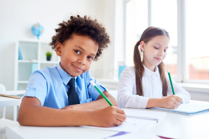 Classmates drawing stock photo. Image of pupil, childhood - 99262816