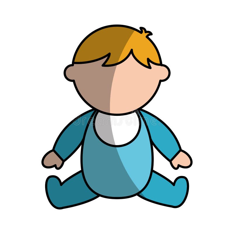 Cute Boy Baby Avatar Character Stock Vector - Illustration of life ...