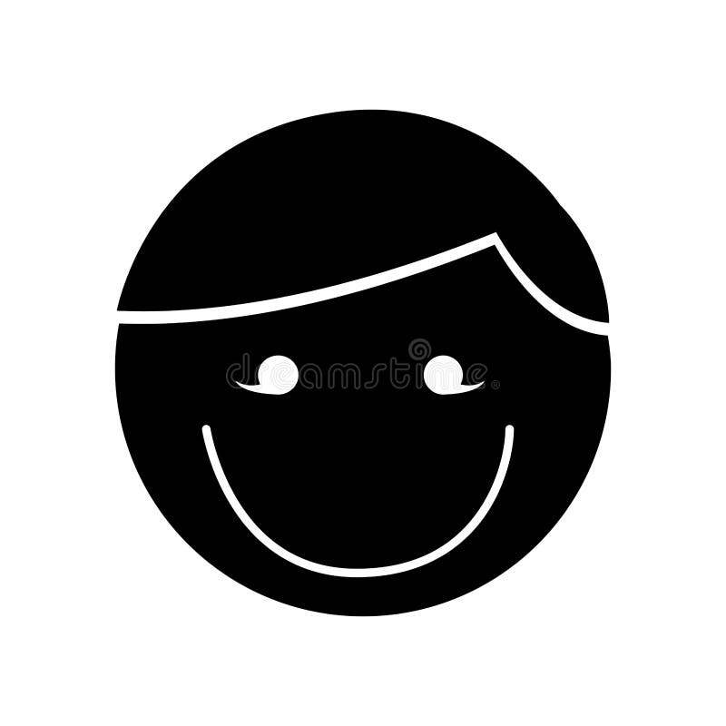 Cute boy character icon stock illustration. Illustration of cute - 82139268