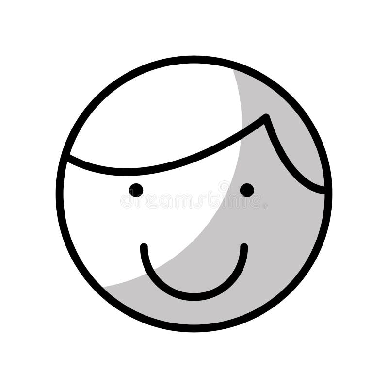 Cute boy character icon stock illustration. Illustration of male - 82828377