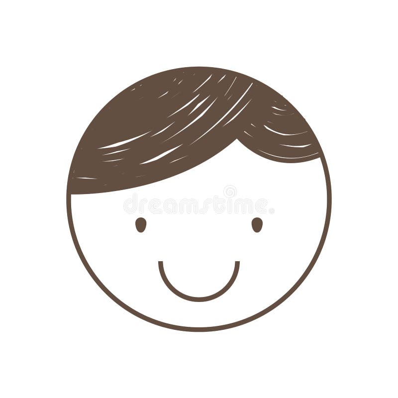 Cute boy character icon stock illustration. Illustration of cute - 82829484