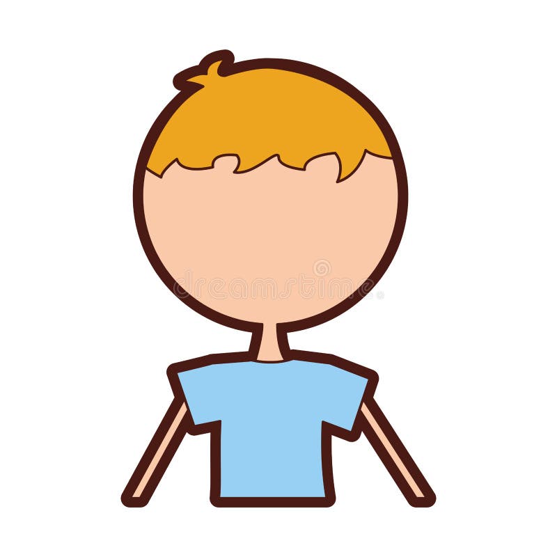 Cute boy drawing icon stock vector. Illustration of cute - 94050289