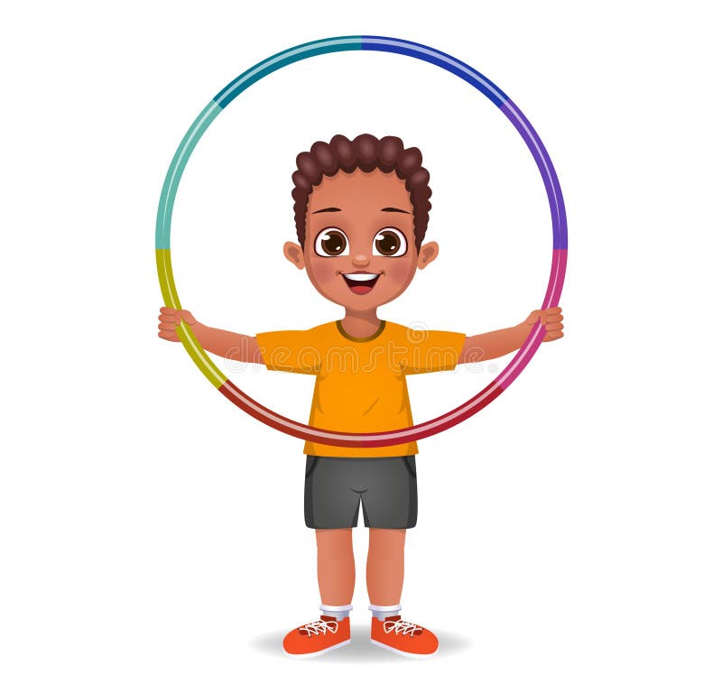 Cartoon Boy Hula Hoop Stock Illustrations – 366 Cartoon Boy Hula Hoop ...
