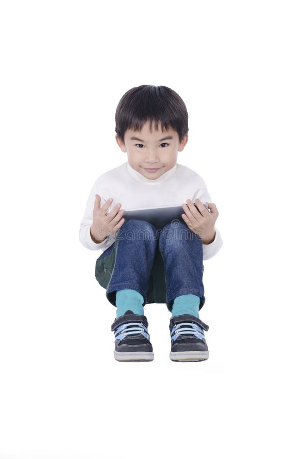 Cute Boy Loves His Touchpad Stock Photos - Free & Royalty-Free Stock ...