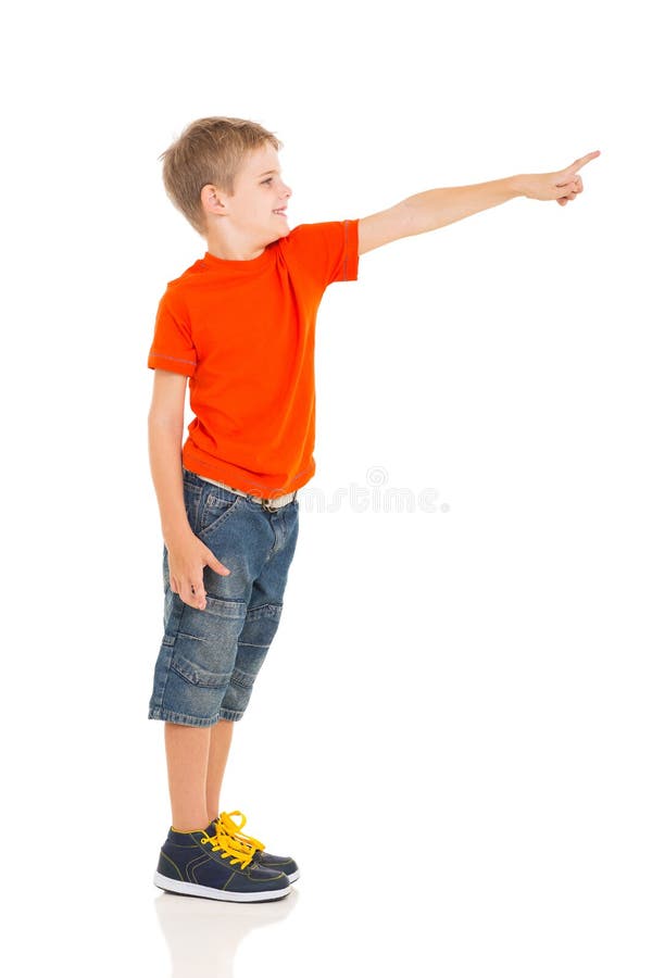 Child pointing stock image. Image of blond, pointing - 20347203