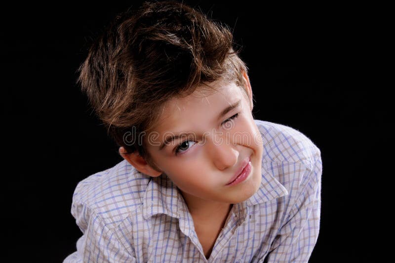 Defiant look stock image. Image of school, boys, male - 36298375