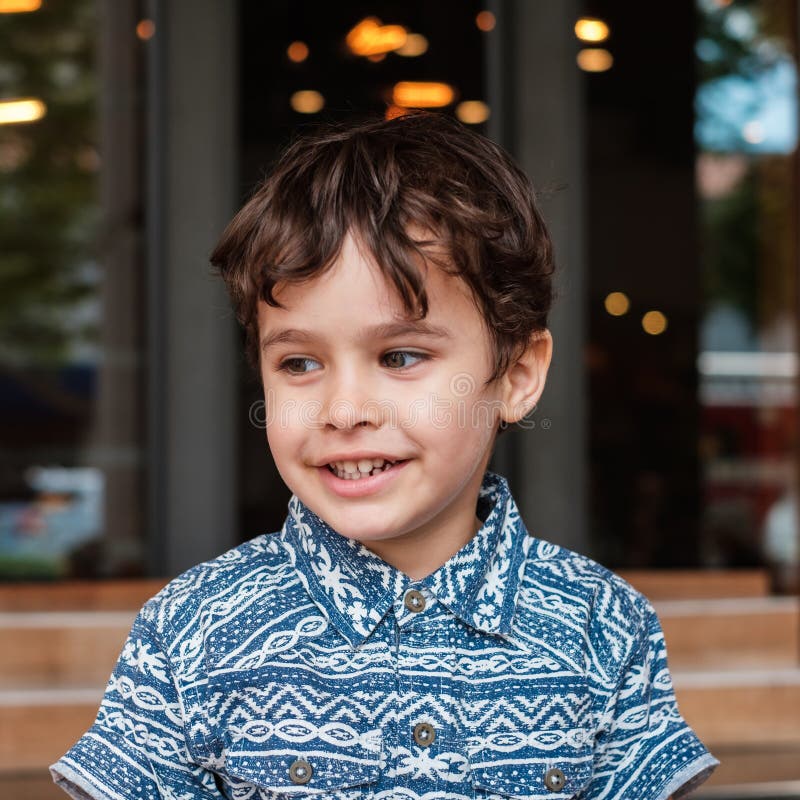 Cute boy portrait stock photo. Image of people, happiness - 111368362