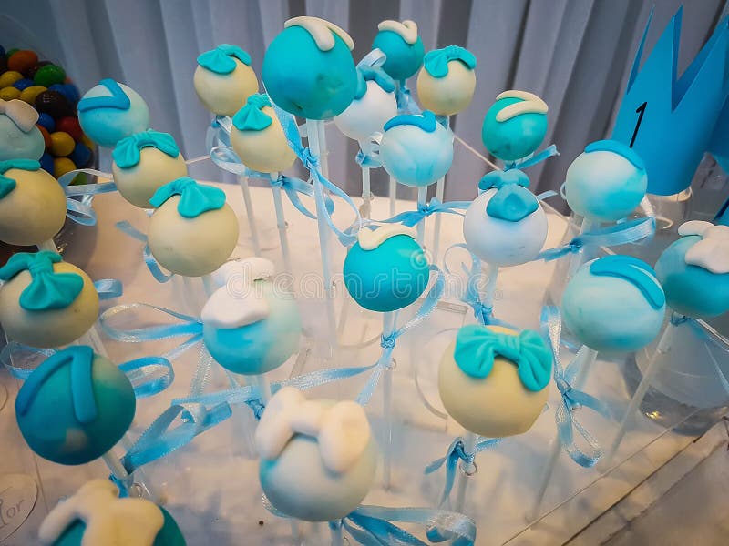 The Boy`s Birthday, Blue, Birthday Boy Blue Party with Candy Presents ...