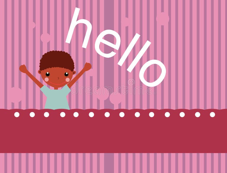 Cute Boy Say Hello Stock Illustrations – 223 Cute Boy Say Hello Stock ...