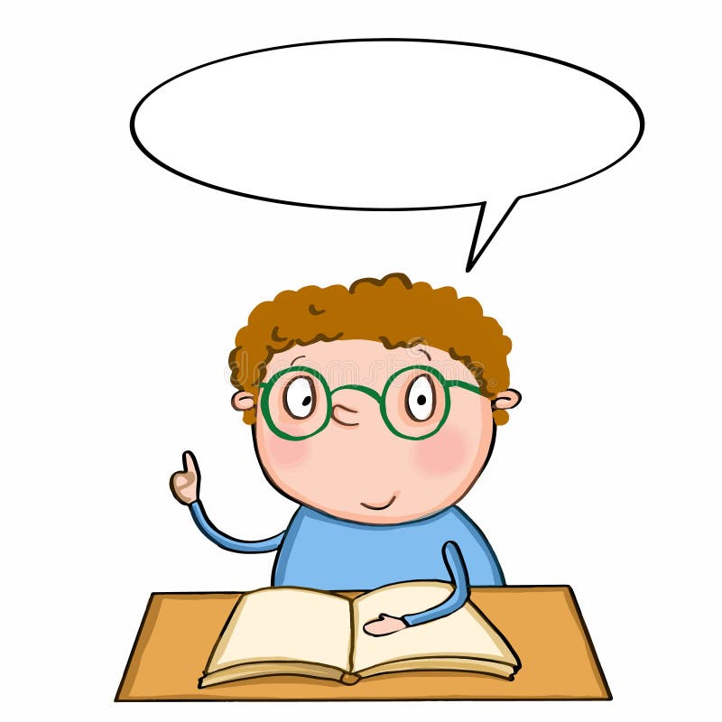 Student Speaking Clipart