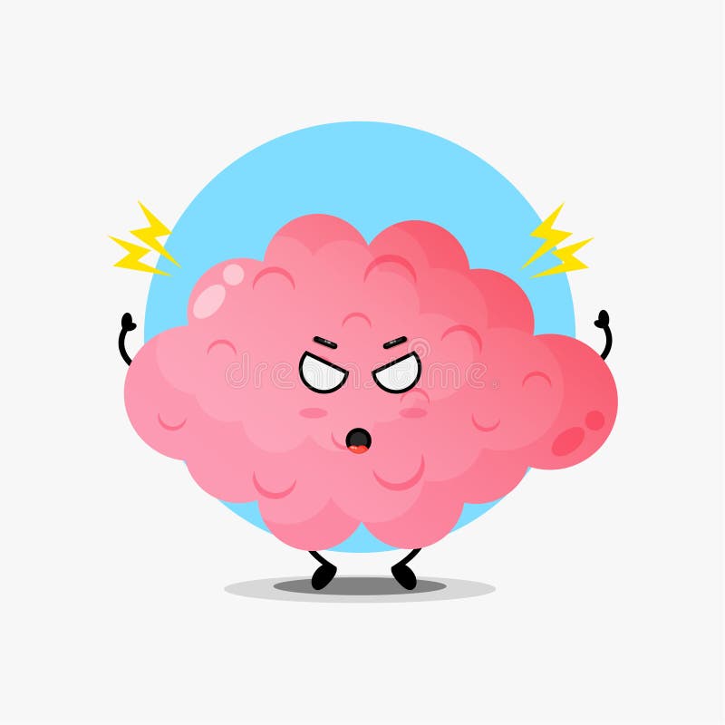 Angry Brain Character Stock Illustrations – 930 Angry Brain Character ...